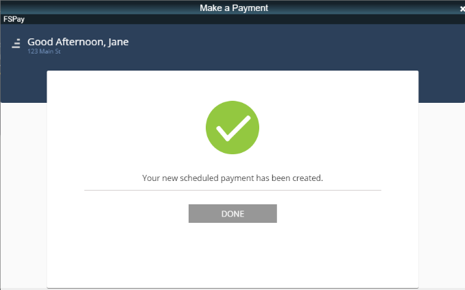 How to Make a One-Time Payment - FSPay 3.0