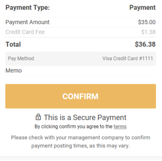Resident- How to Make a Payment