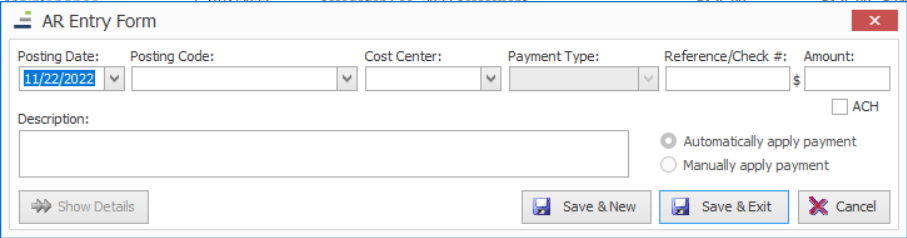 Change of Owner Wizard