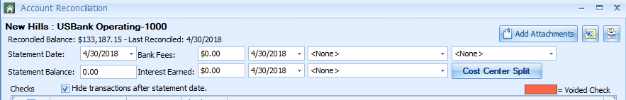 Bank Reconciliations