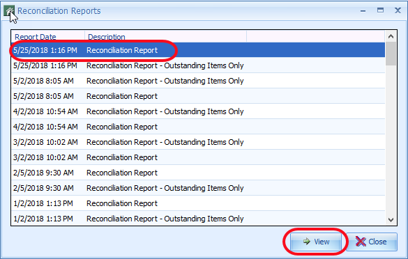 Bank Reconciliations