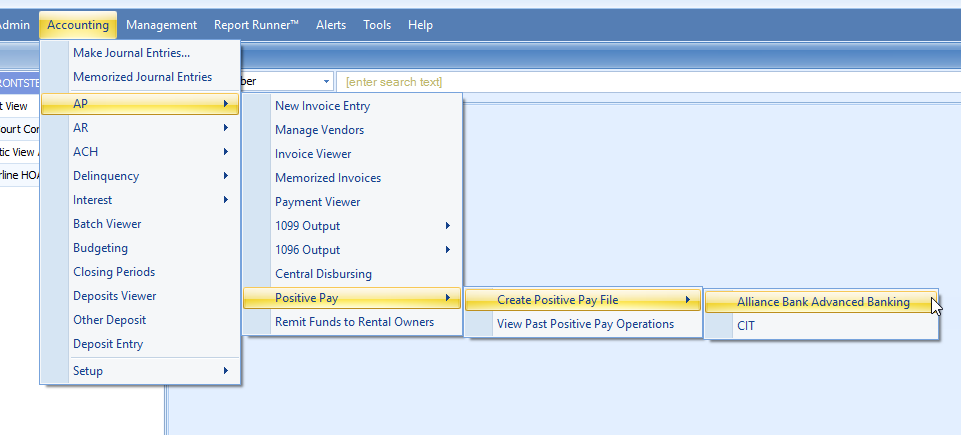 Manual Positive Pay Files