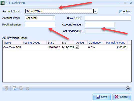 ACH for Accounts Receivable (Owner Payments)