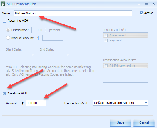 ACH for Accounts Receivable (Owner Payments)
