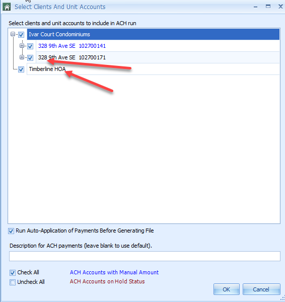 ACH for Accounts Receivable (Owner Payments)