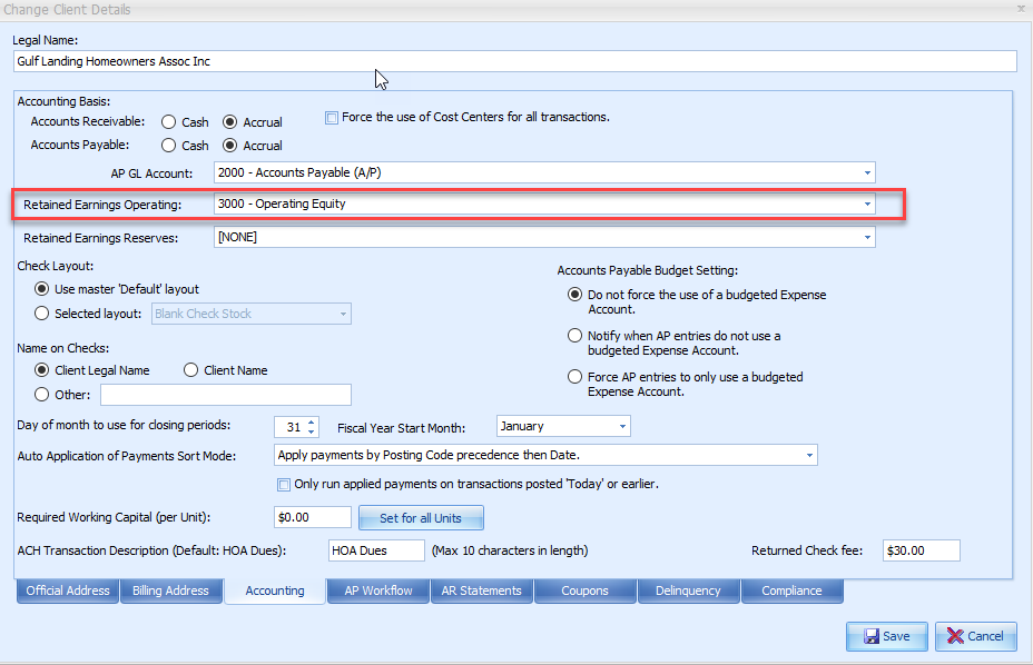 Year End Accounting Process