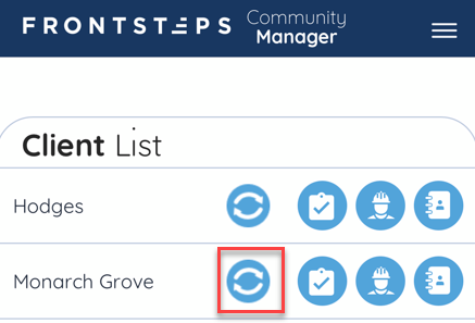 Navigating the Client List