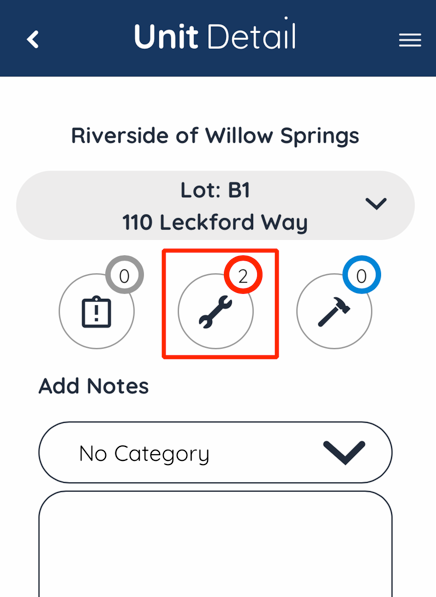 How to View, Update or Add a Work Order for Units
