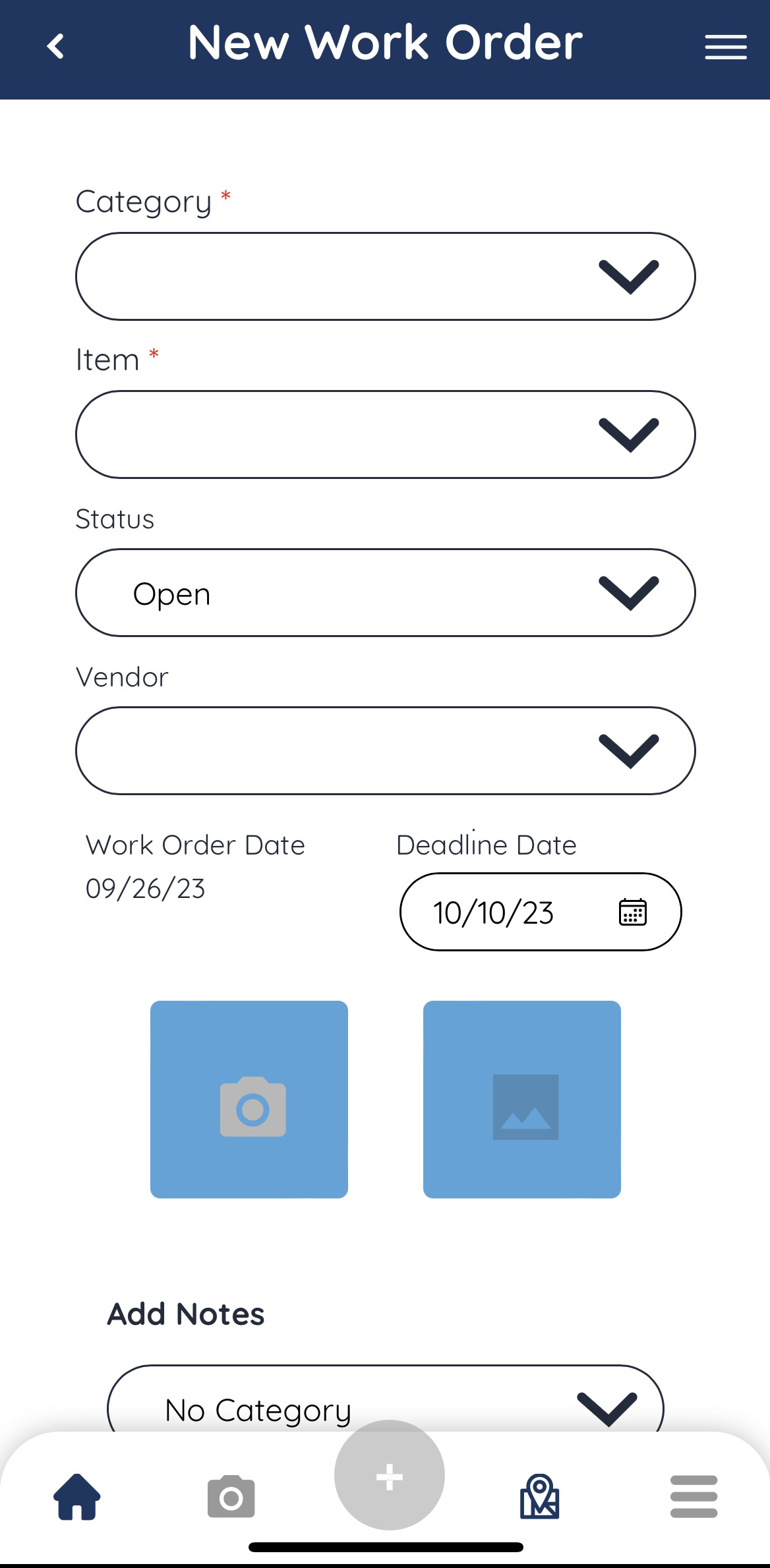 How to View and Add a Work Order for Common Areas or Ad-hoc