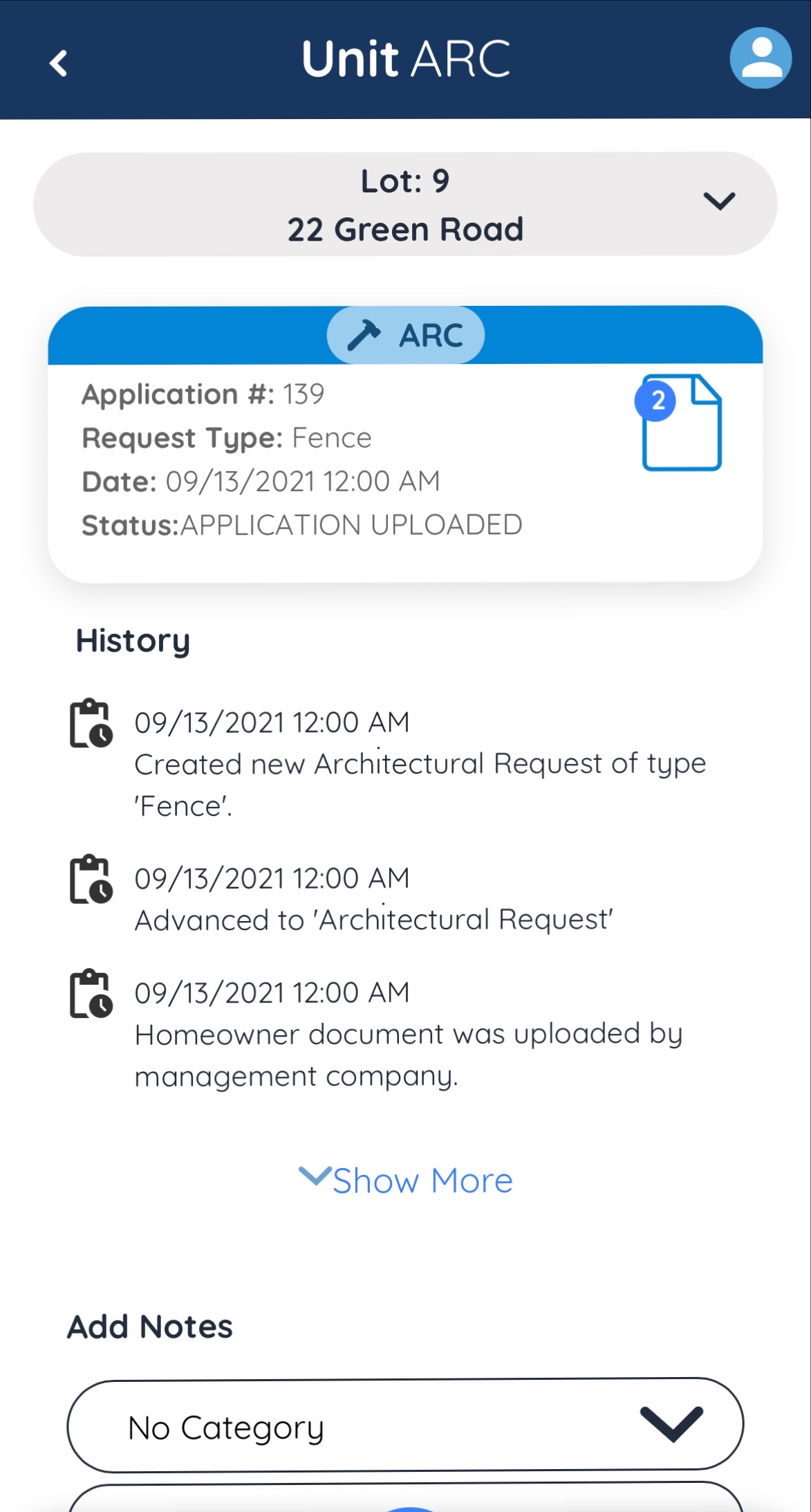 How to View Architectural Requests
