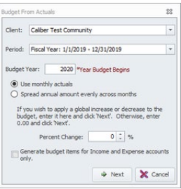 How to Create or Import Budgets
