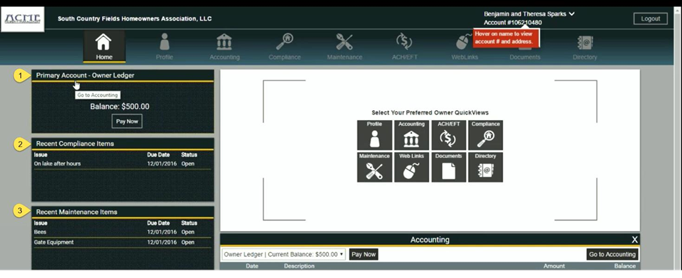 Owner Guide to the Caliber Portal