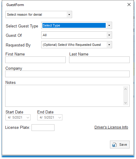 Guard-dwellingLIVE- Restrict Guests and Deny