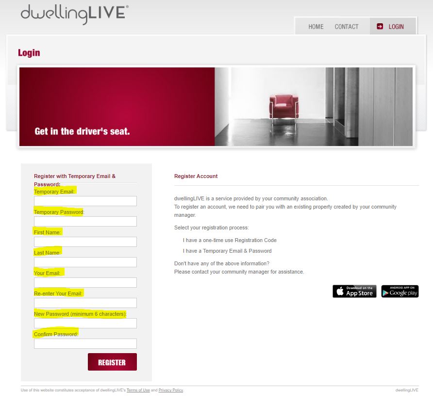 Resident - Registering Your FRONTSTEPS Dwelling Account