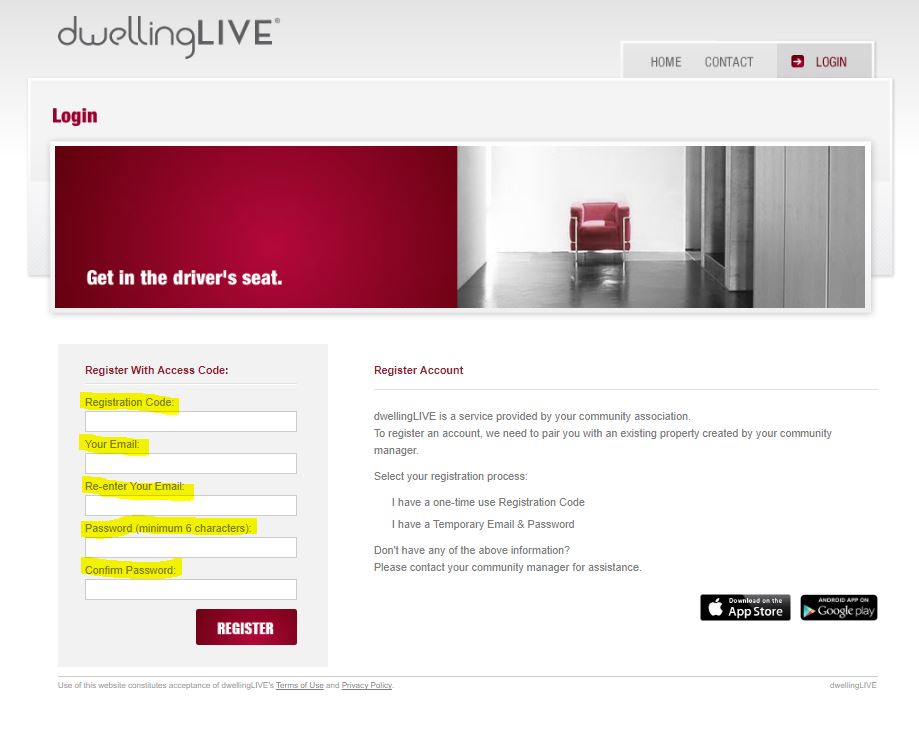 Resident - Registering Your FRONTSTEPS Dwelling Account