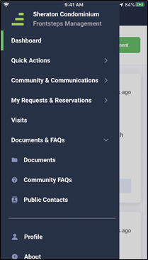 Resident - FRONTSTEPS Mobile App