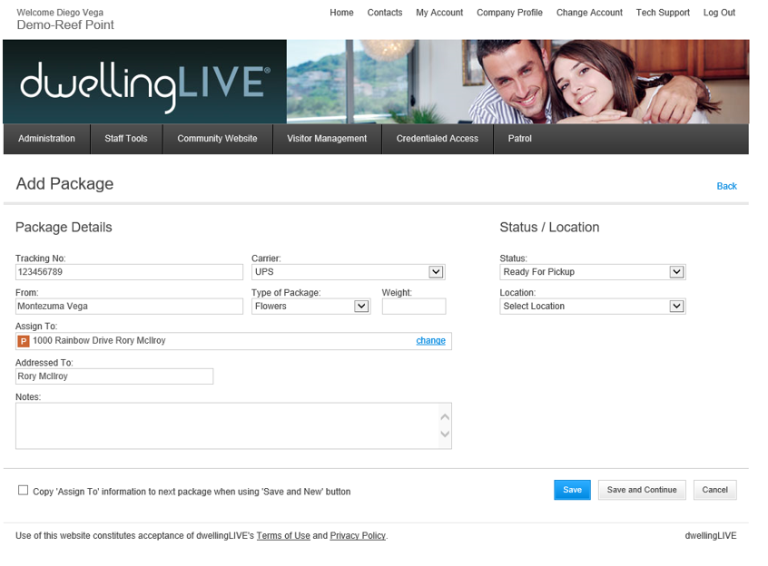 Admin - Delivery Management Instructions