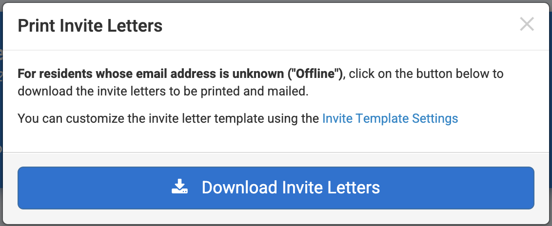 Manager - How to Send Resident Portal Invites