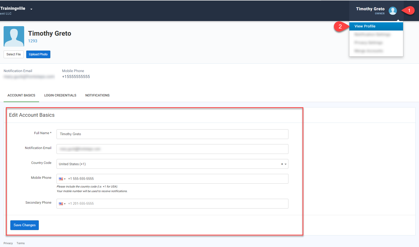 Resident- Update Information