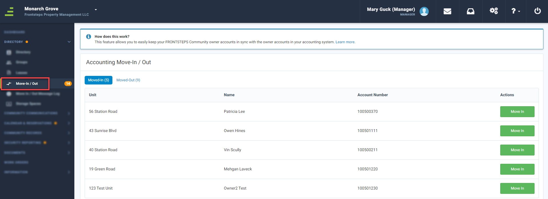 Manager- Community & Caliber: How to Add an Account
