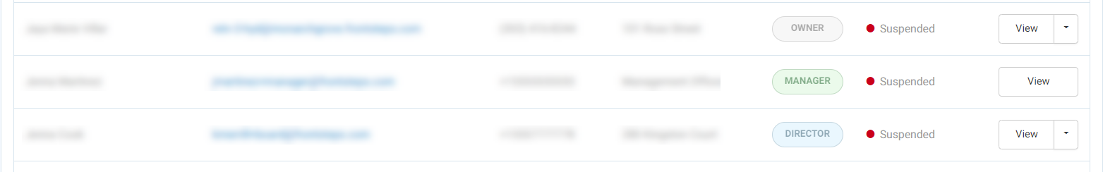 Manager- How to Unsuspend a User