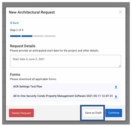 Resident: How to create an Architectural Request