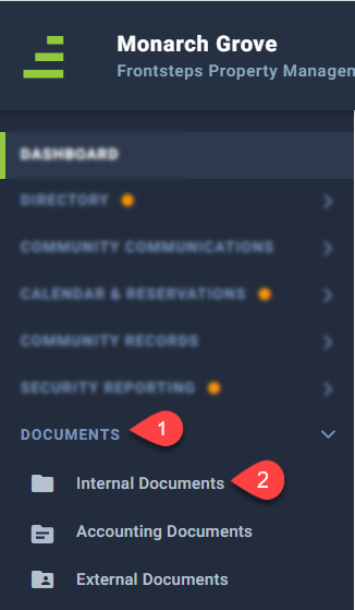 Manager- Rename Documents Menus