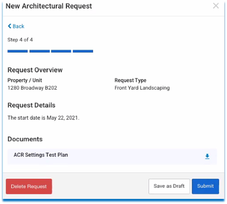 Manager- Architectural Change Request Guide - Community Portal