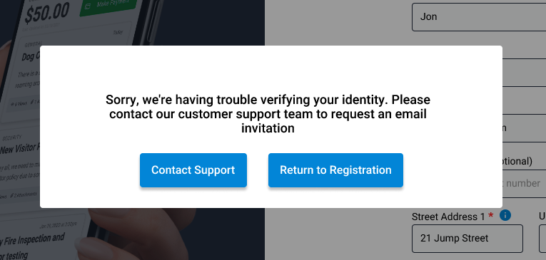 Resident- Self Registration Process