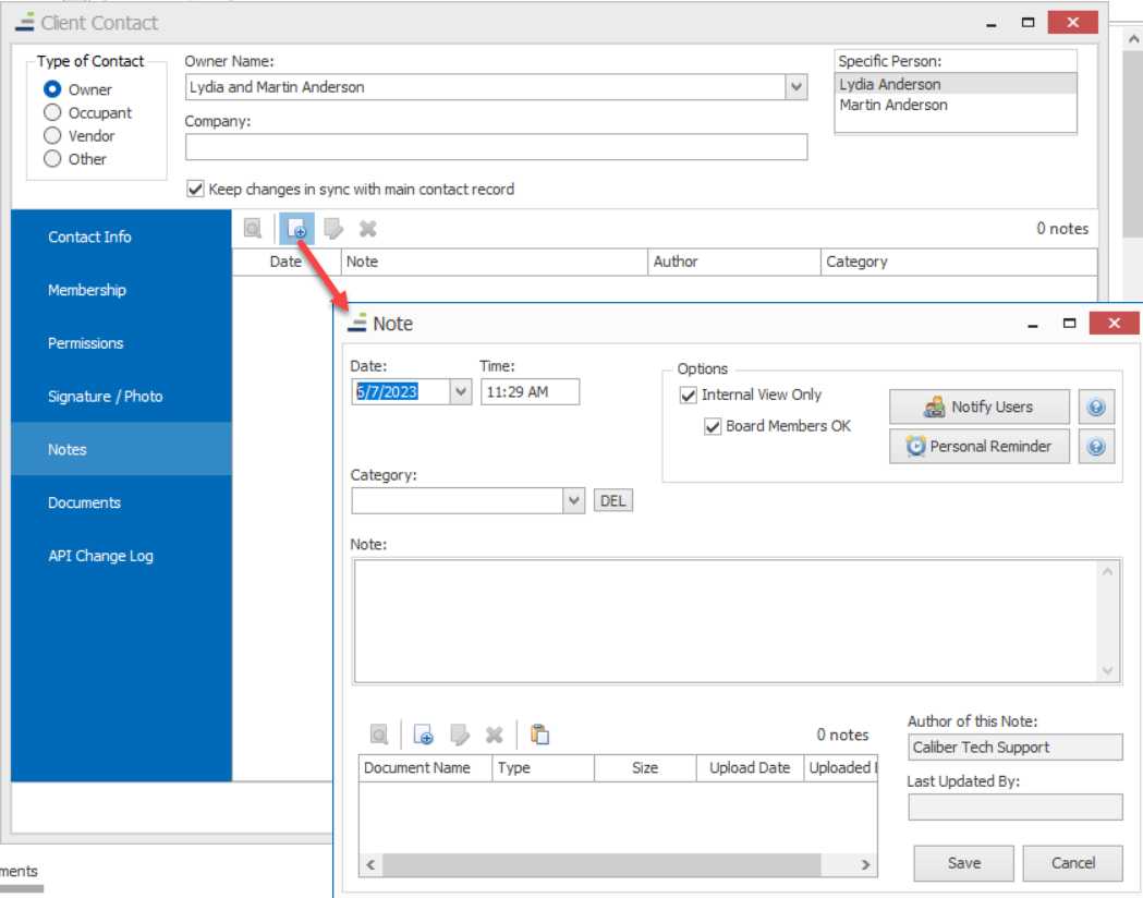 Manager- Community & Caliber: How to Setup Board Members (Directors)