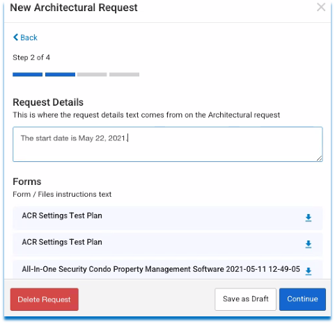 Resident: How to create an Architectural Request