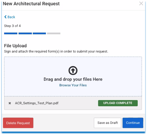 Resident: How to create an Architectural Request
