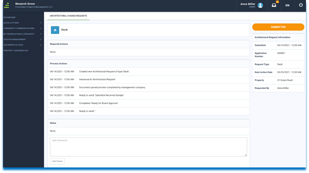 Resident: How to create an Architectural Request