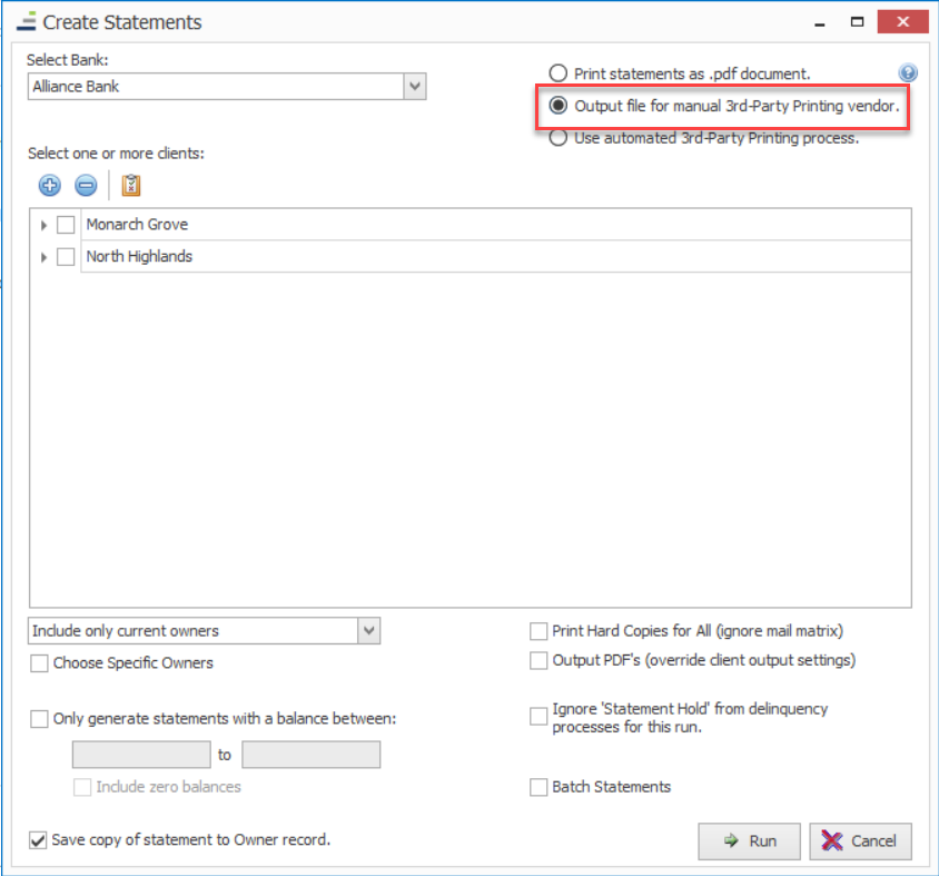 Setup QR Code on Statements & Coupons with our Preferred Print partners
