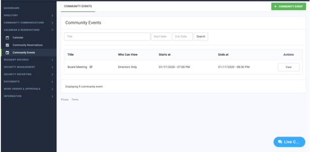 Manager - Creating Recurring Events