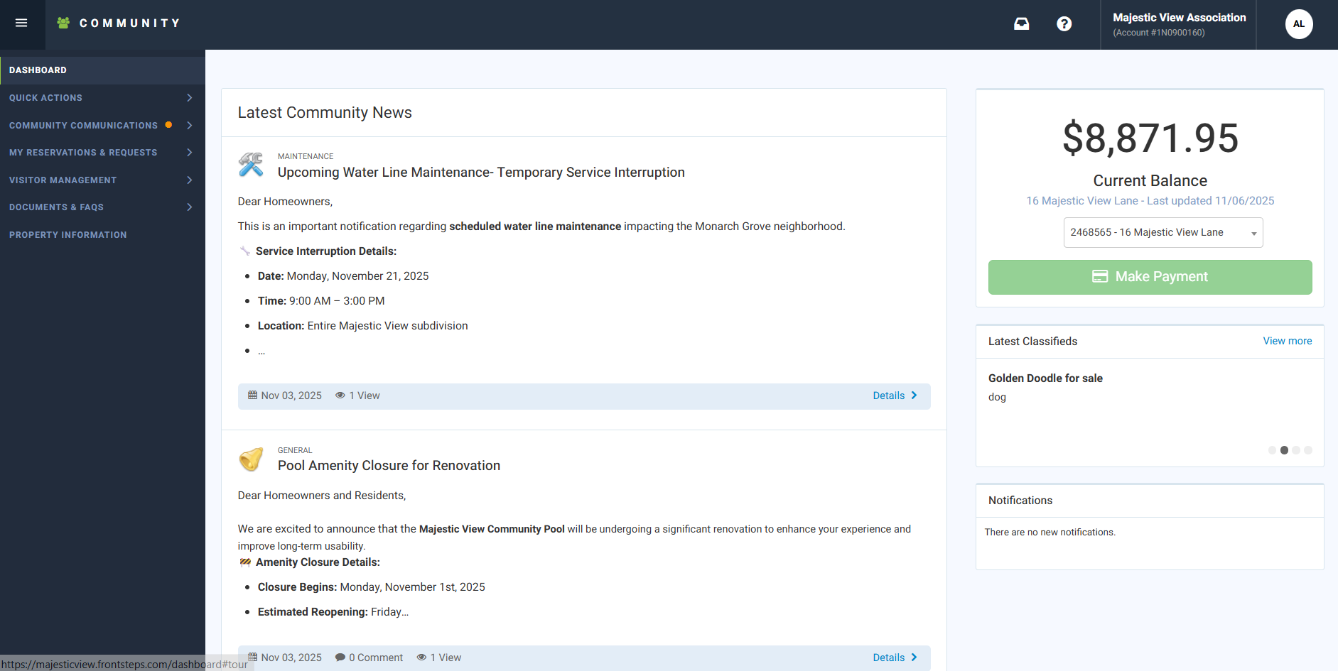 Resident - Portal Overview