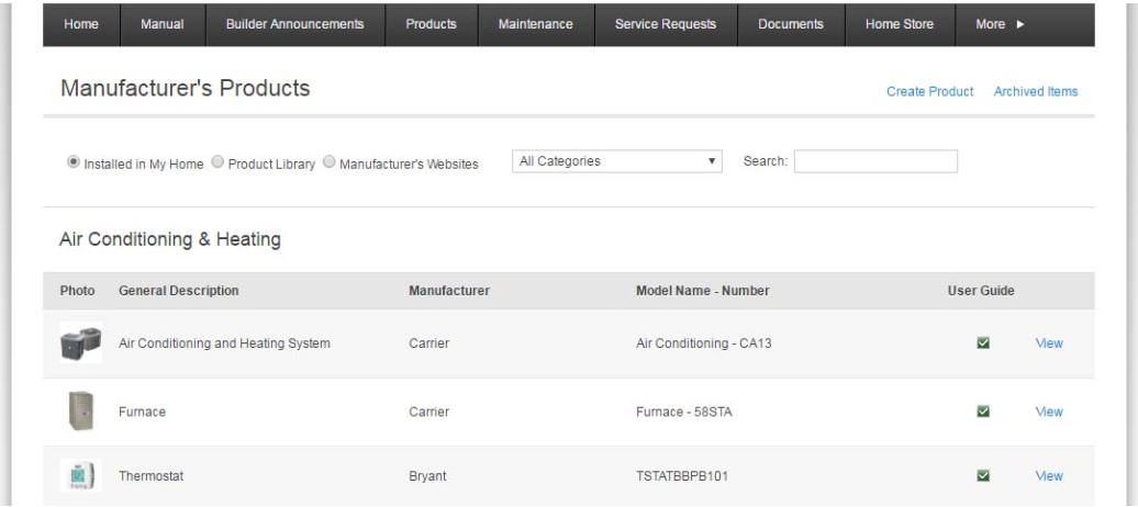 Homeowner - dwellingLIVE Site Overview