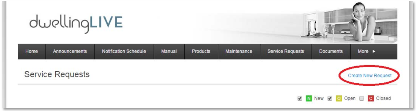 Homeowner - Submitting a Service Request