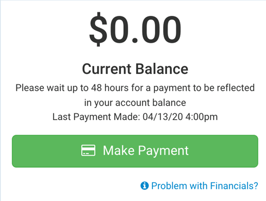 Resident - Payment Module Interface Update