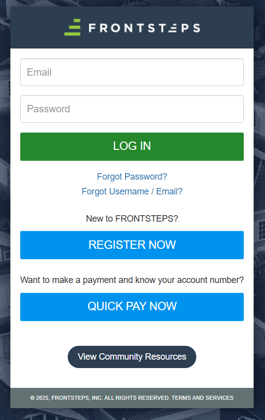 Resident - Accessing Your Community Portal